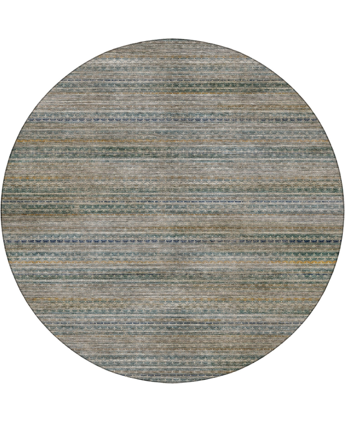 Click here for Dalyn Vico VC6 8x8 Round Area Rug - Teal prices