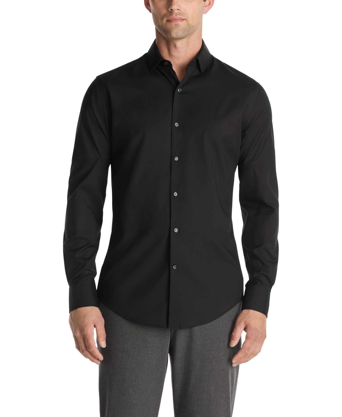 Click here for Tommy Hilfiger Mens Spread Collar Dress Shirt - BL... prices