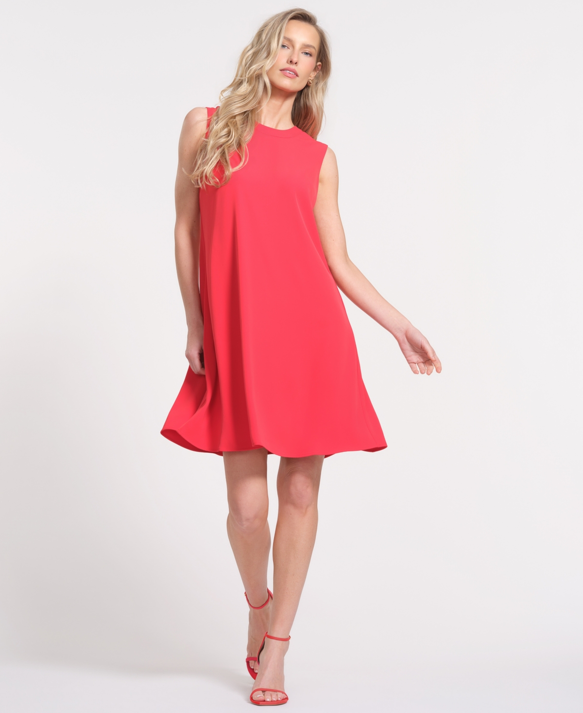 Click here for Isaac Mizrahi Womens Crewneck Sleeveless Dress - P... prices