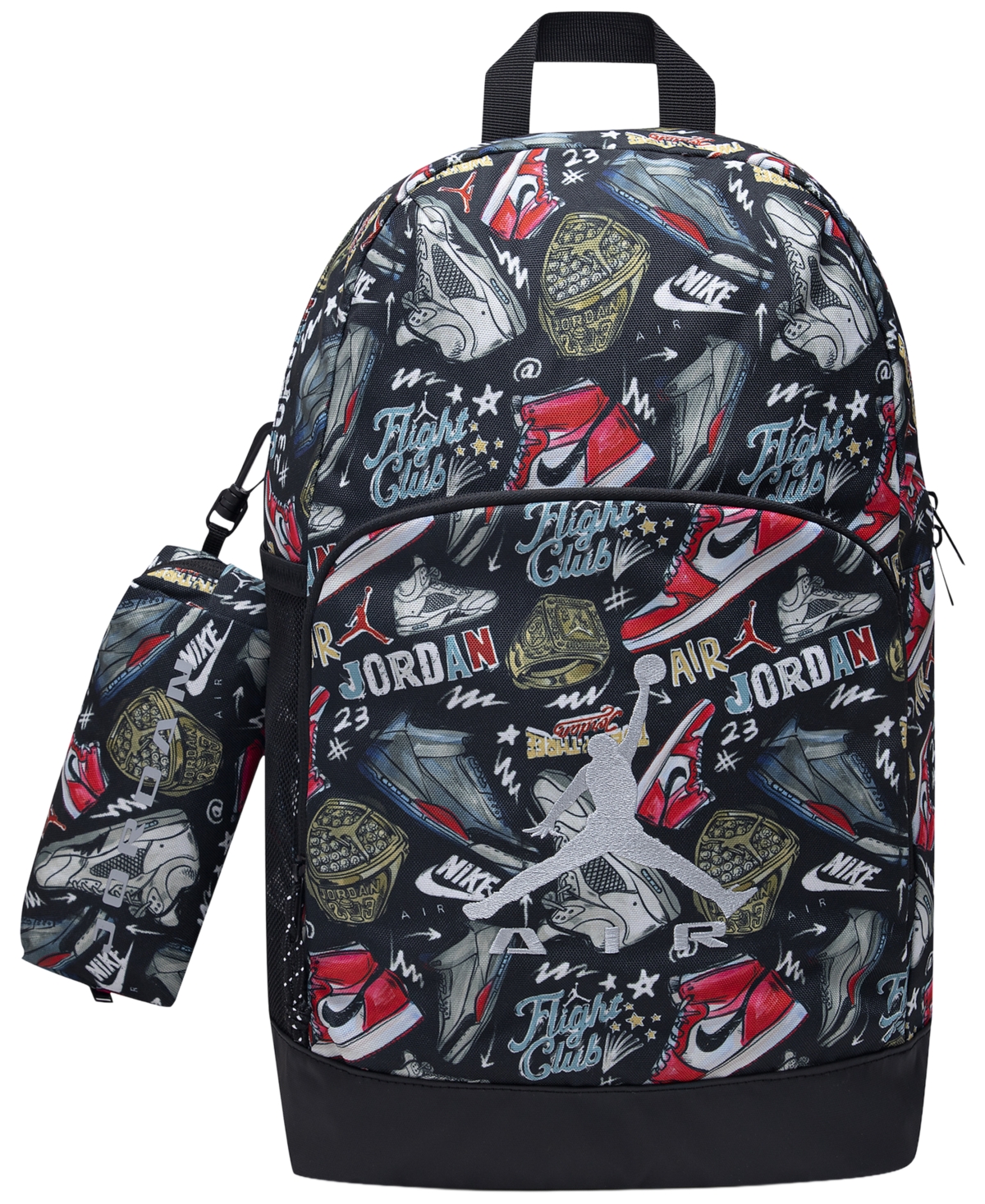 Click here for Jordan Kids Air Raid Backpack - Black/Red prices