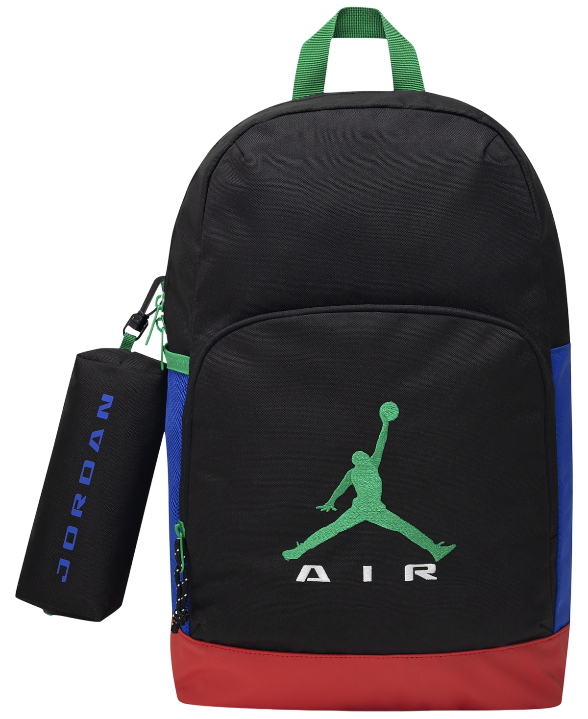 Click here for Jordan Kids Air Raid Backpack - Black/Green/Red/Bl... prices