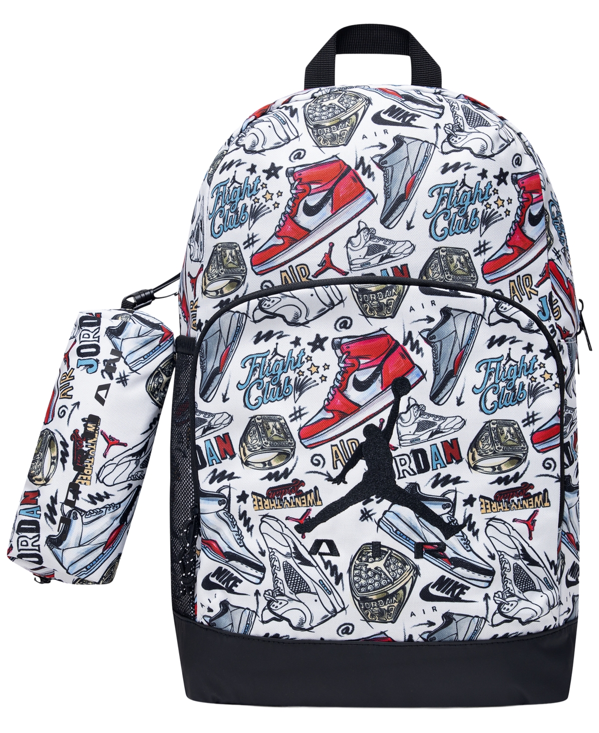 Click here for Jordan Kids Air Raid Backpack - White prices