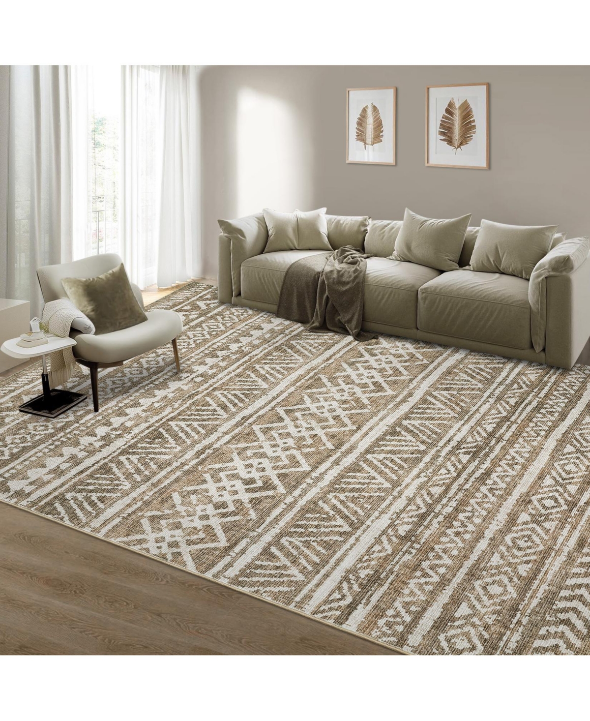 Click here for gaomon Washable Geometric Area Rug  Soft Non Slip... prices