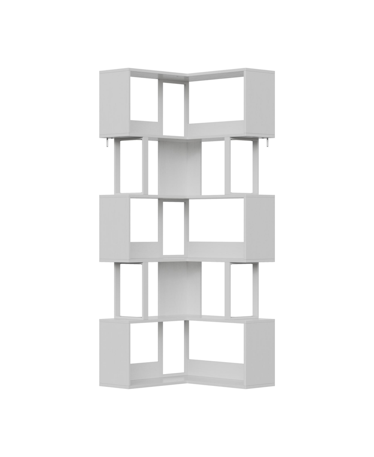 Click here for gaomon Space-Saving L-Shaped Corner Bookshelf - 6-... prices