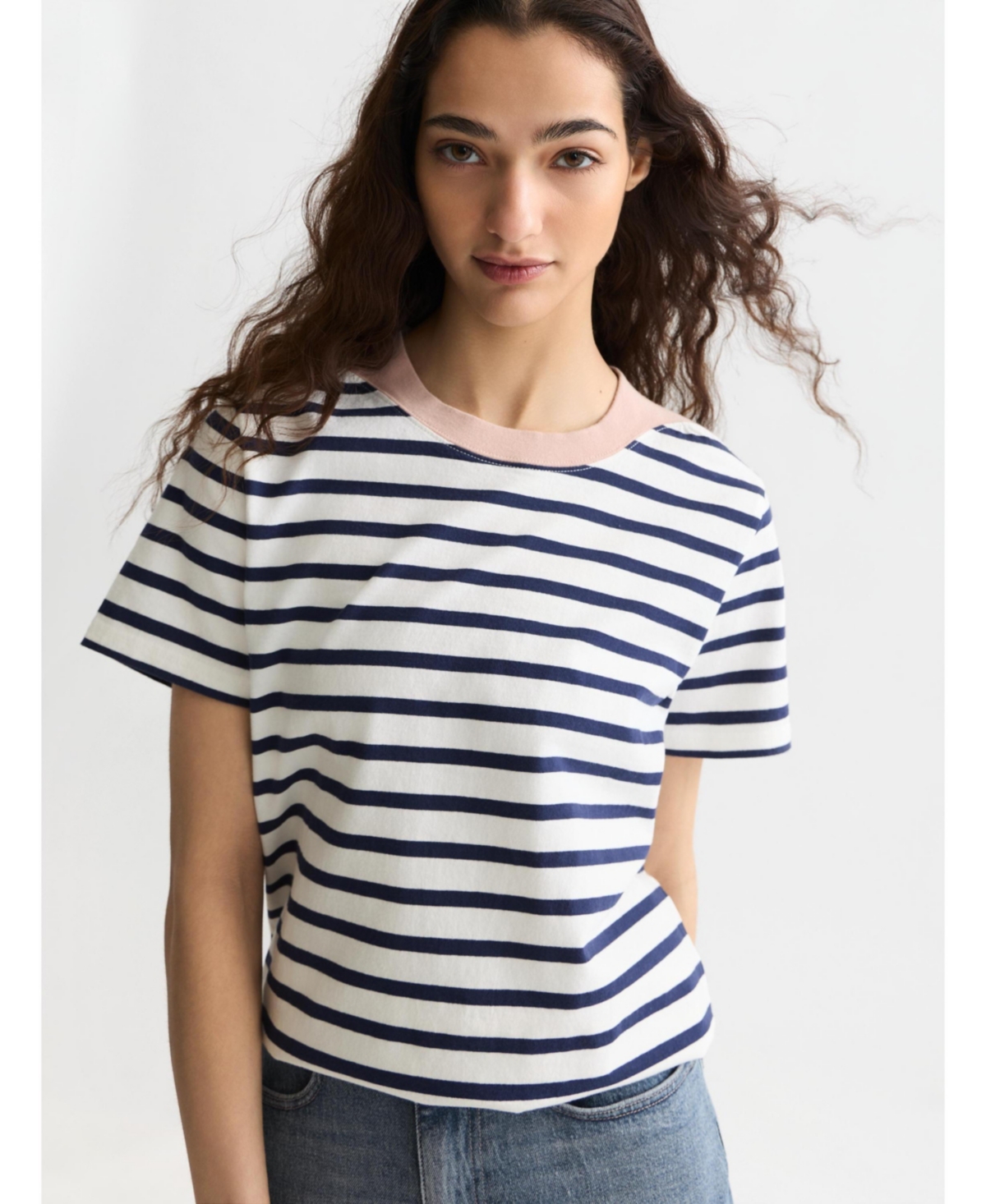 Click here for Scotch & Soda Womens Breton Regular Fit Tops and T... prices