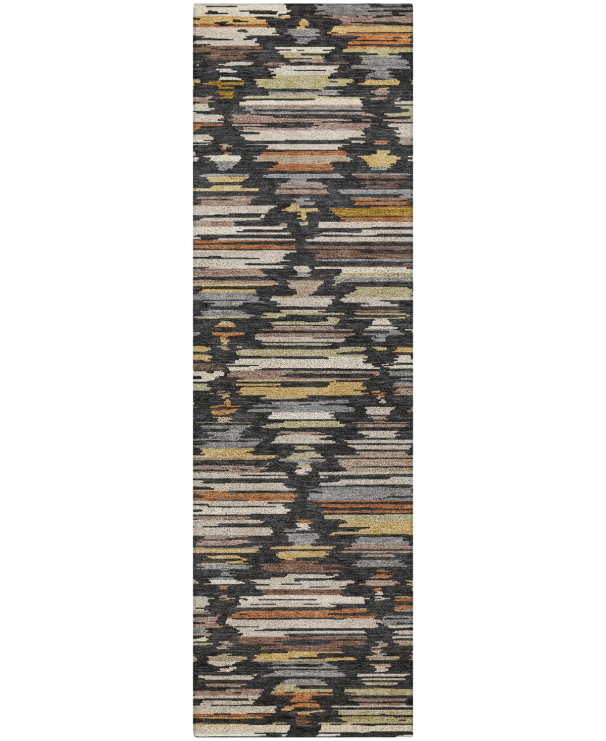 Click here for Dalyn Kenner KN2 23x76 Runner Area Rug - Black prices