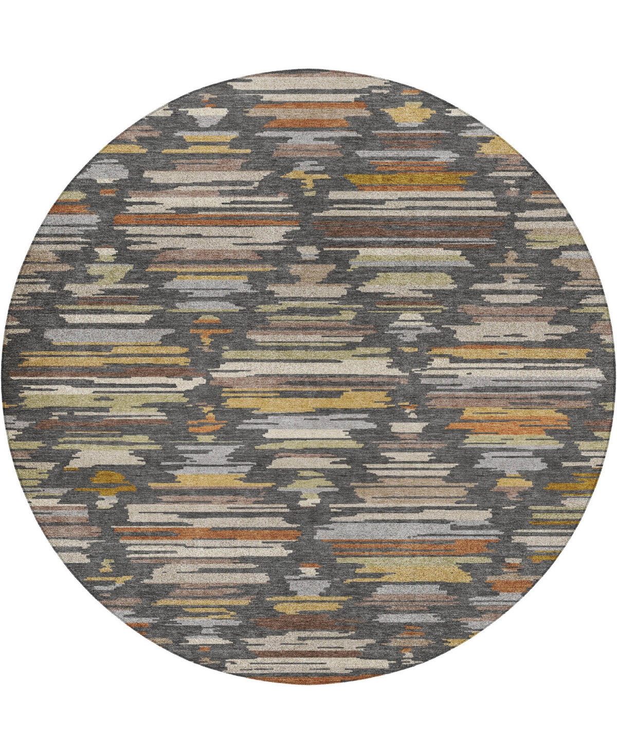 Click here for Dalyn Kenner KN2 8x8 Round Area Rug - Gray prices