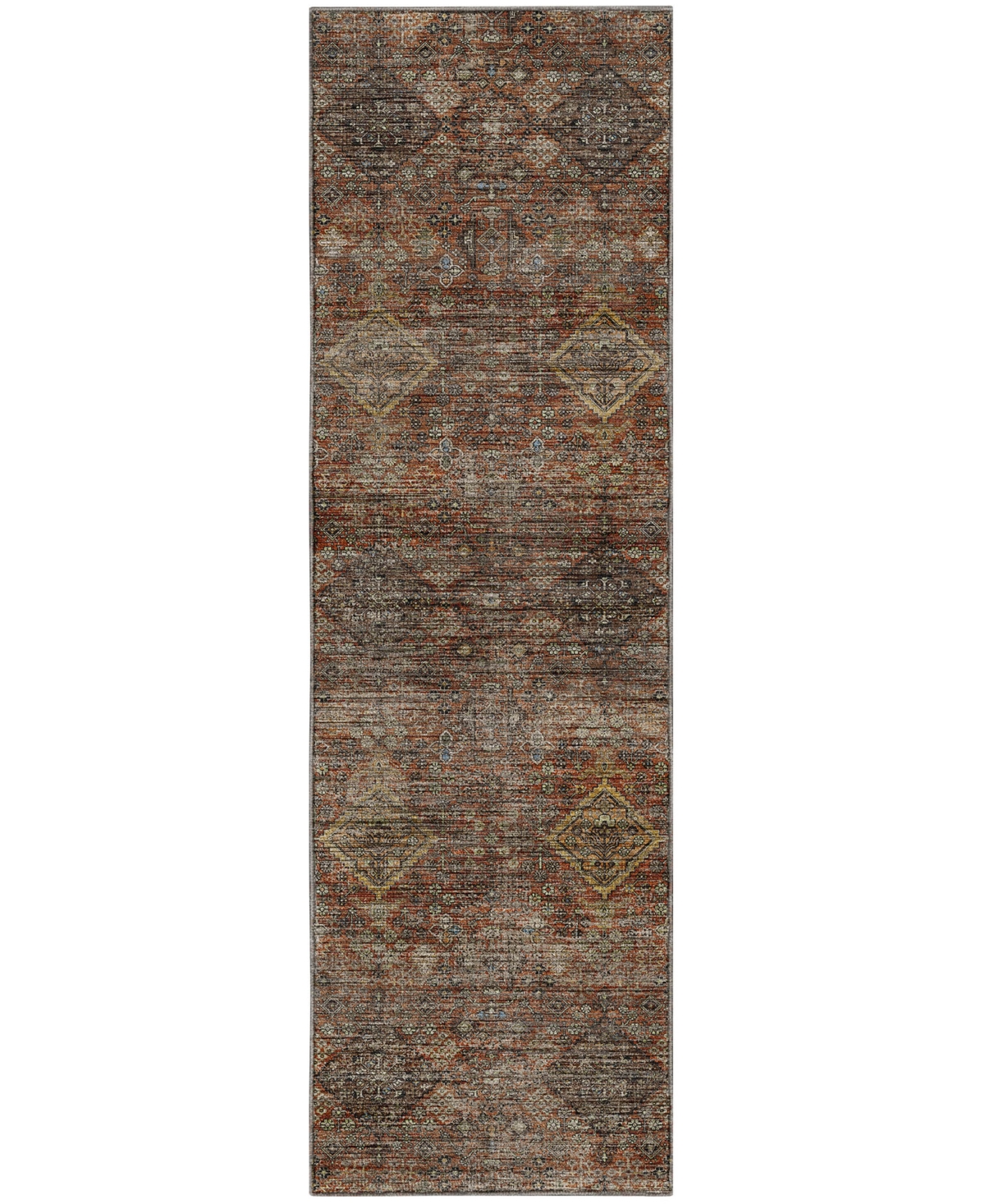 Click here for Dalyn Aristo AR1 23x76 Runner Area Rug - Orange prices