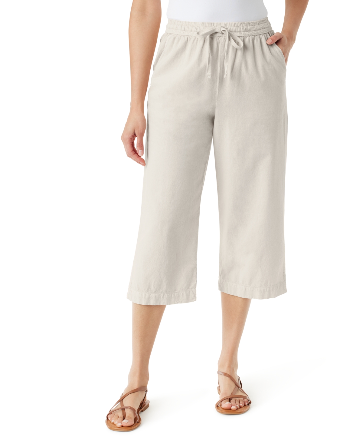 Click here for Gloria Vanderbilt Womens Blaine Pull-On Cropped Pa... prices