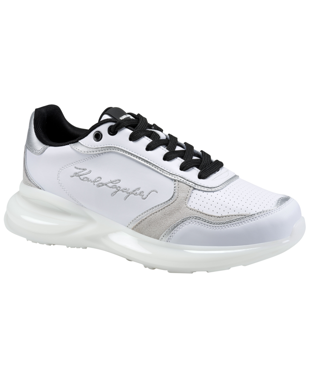 Click here for Karl Lagerfeld Mens Side Logo Embroidered Runner G... prices