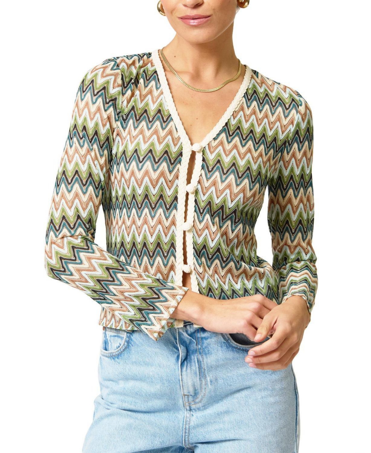 Click here for Central Park West Womens Celine Rainbow Crochet Bu... prices