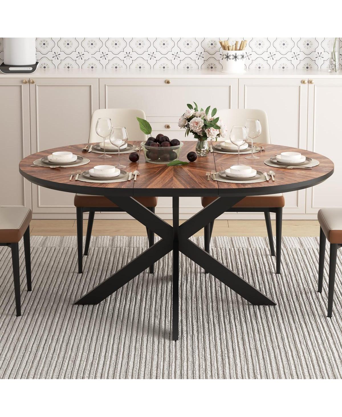 Click here for Streamdale Furniture Extendable Round Dining Table... prices