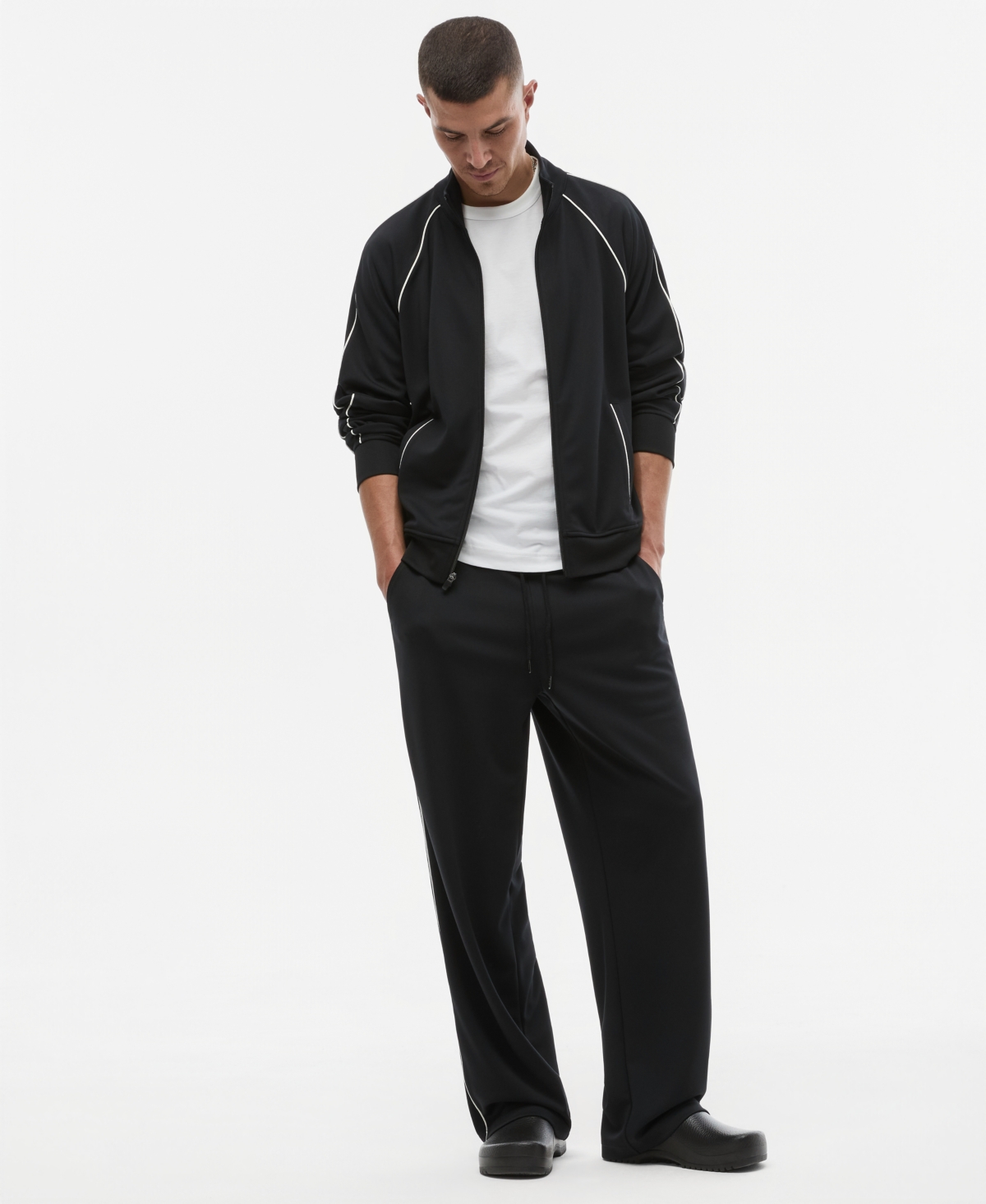 Click here for Mode of One Mens Louis Wide-Leg Track Pants  Macys... prices