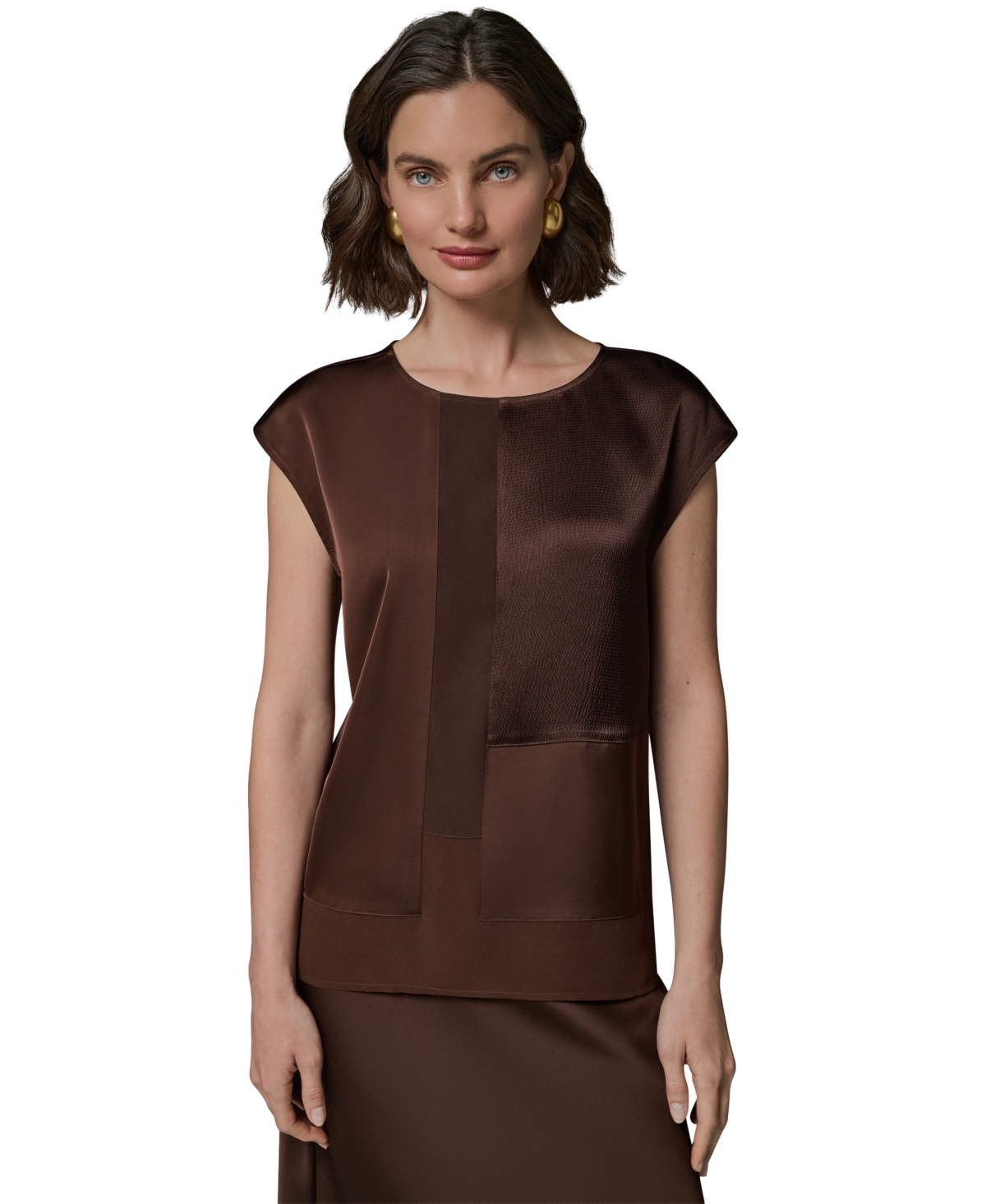 Click here for Donna Karan New York Petite Crewneck Sleeveless Bl... prices