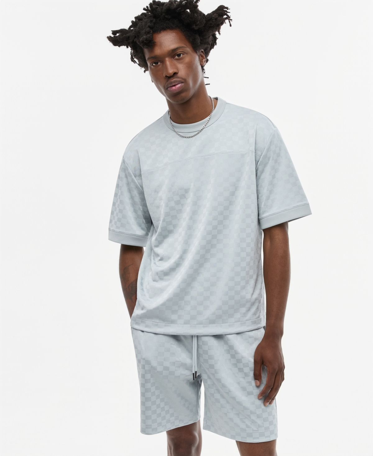 Click here for Mode of One Mens Relaxed Tricot Crewneck T-Shirt... prices