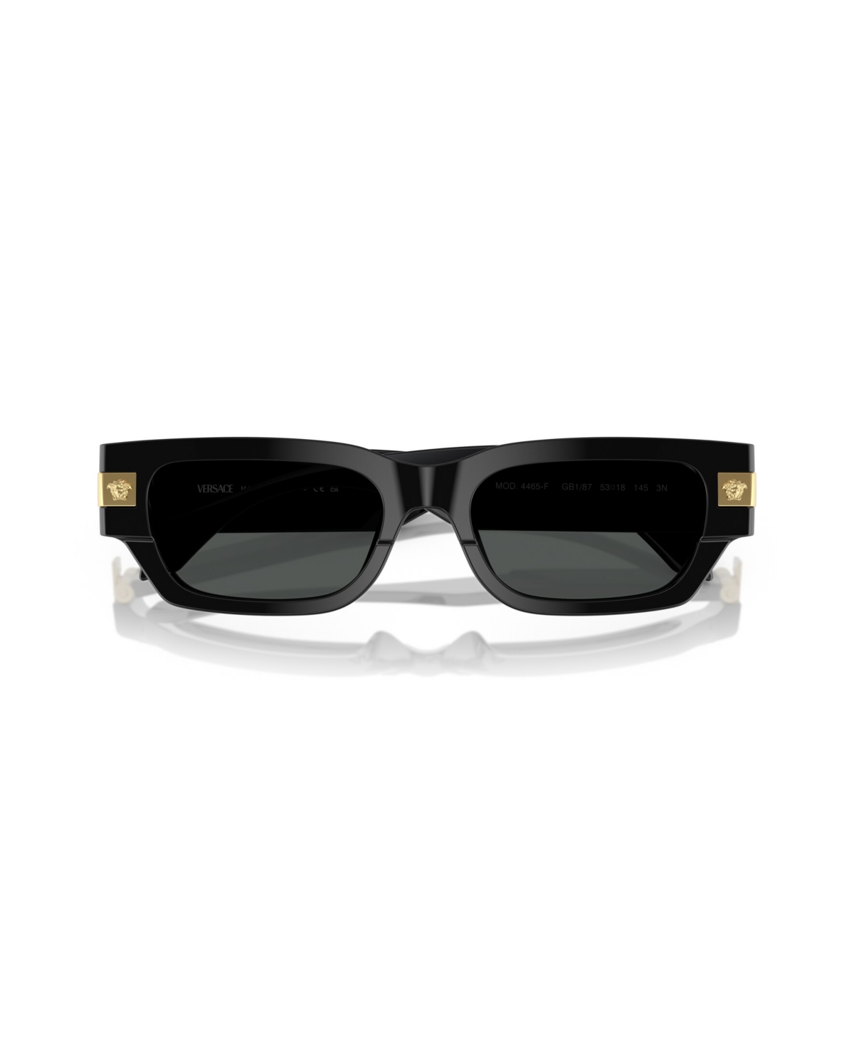 Click here for Versace Mens Rectangle Sunglasses  VE4465F - Black prices