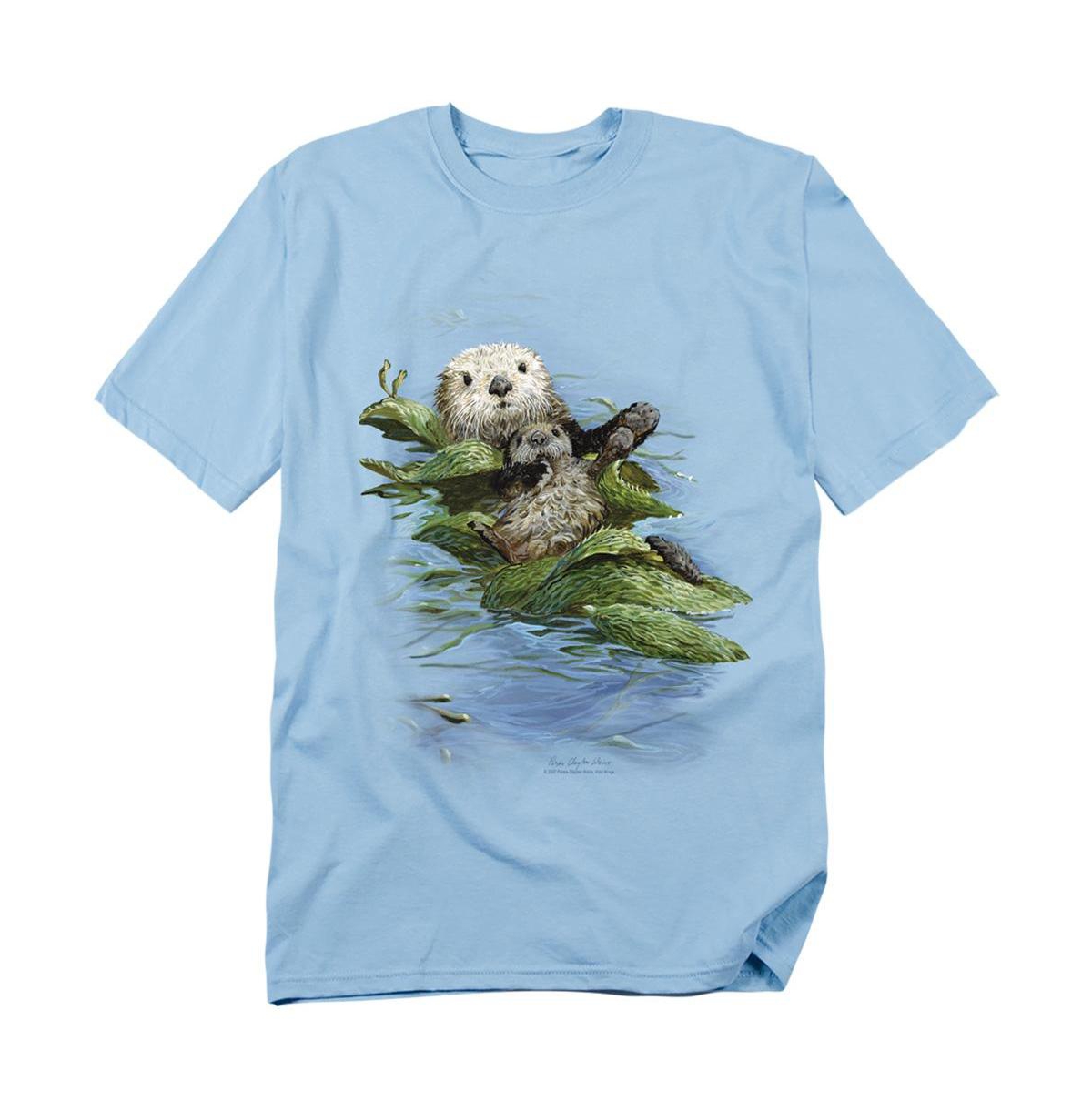 Click here for Wild Wings Mens Wildlife Kelp Cradle Otters T Shir... prices