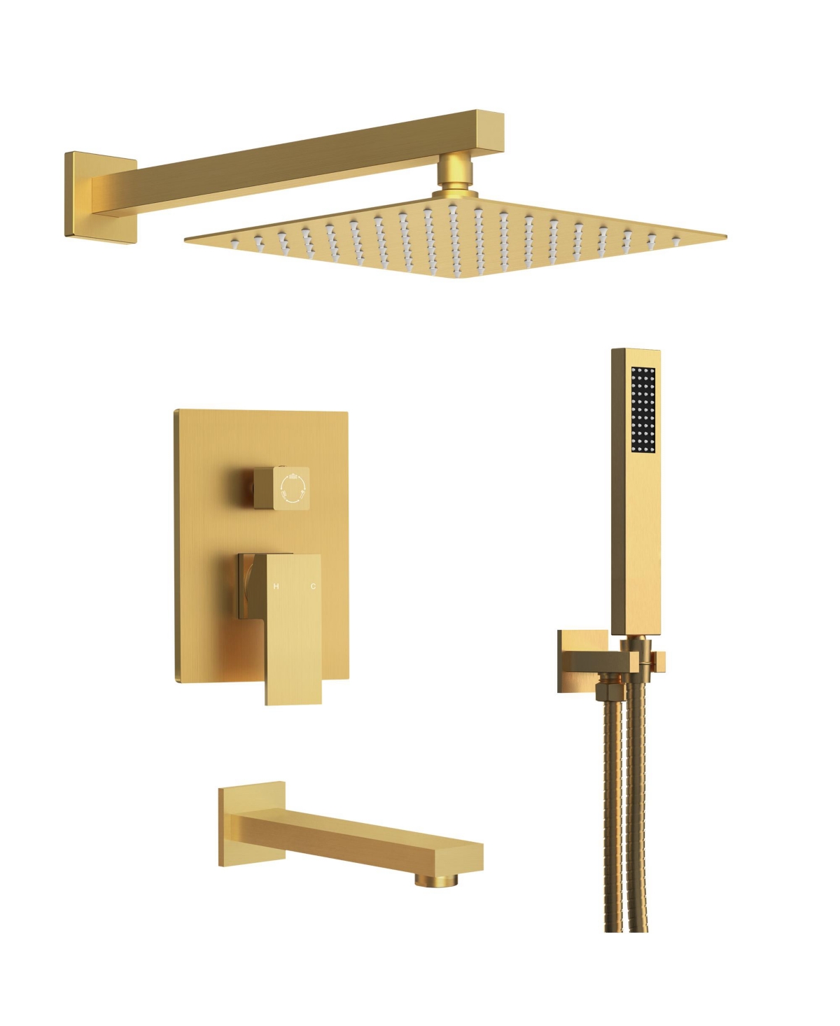 Click here for Everstrein Wall Mounted 10 Shower System Bathtub S... prices