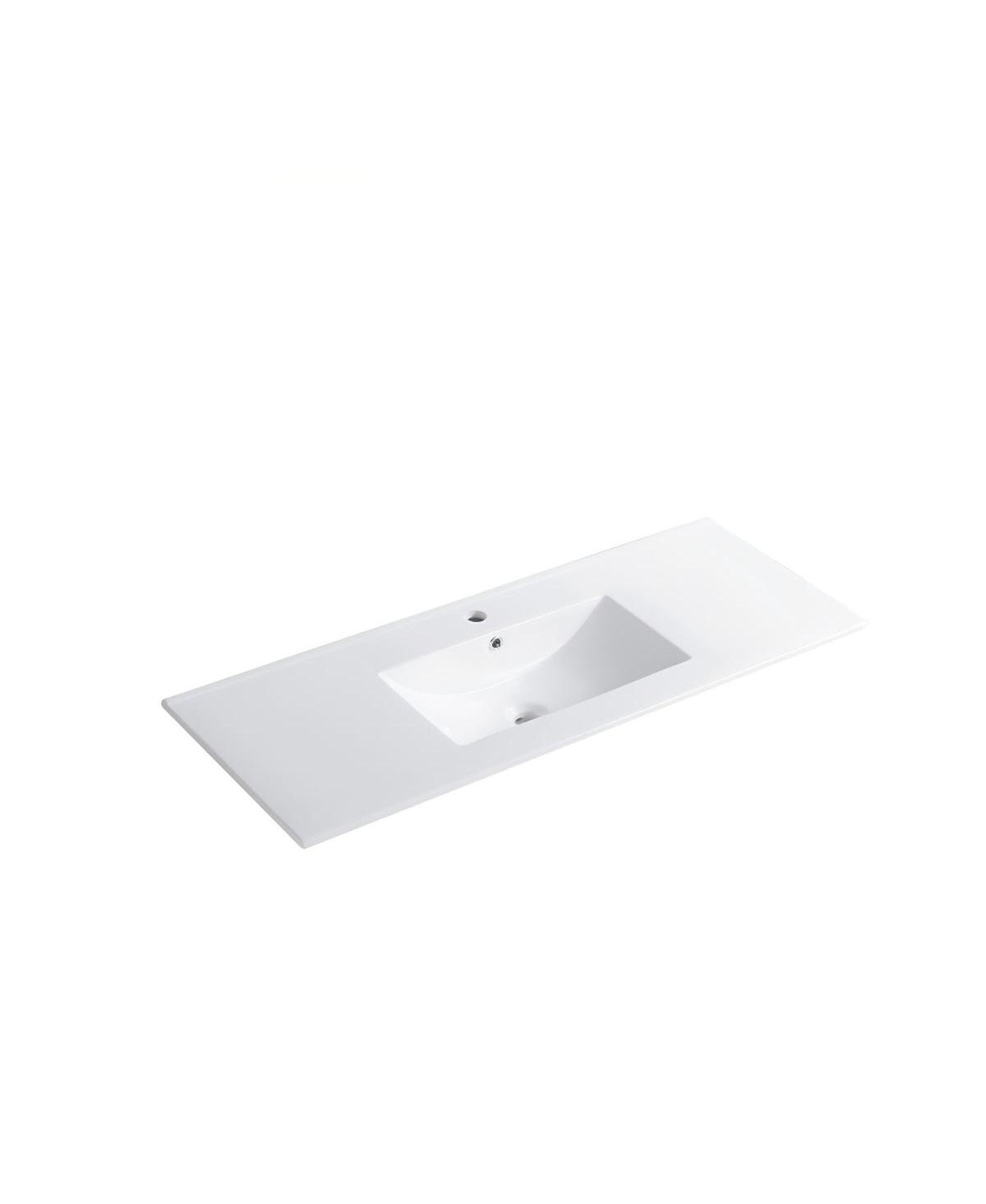 Click here for Sillysis 47.8 Inch Ceramic Bathroom Sink Top  Rect... prices
