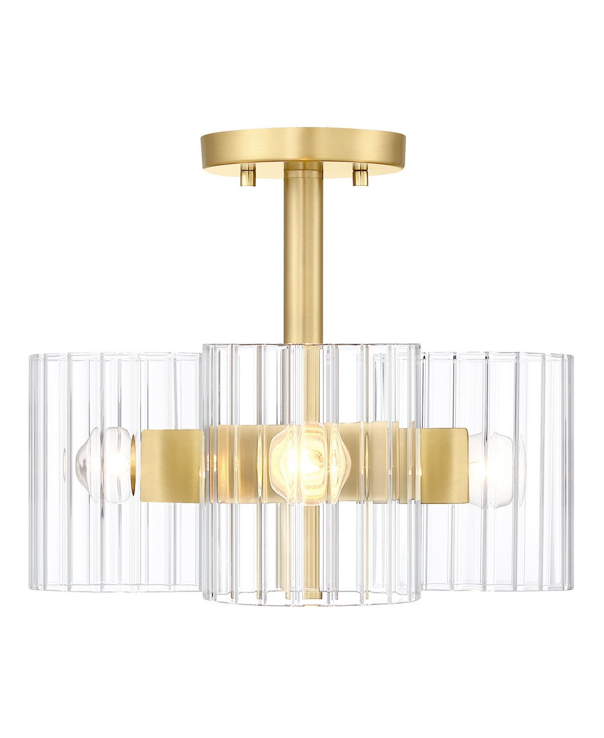 Click here for Designers Fountain Aries 15 Metal 3-Light Flush Mo... prices