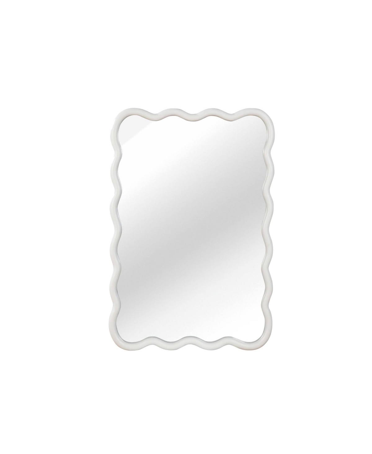 Click here for Phying Wavy Rectangle Decorative Wall Mirror Solid... prices