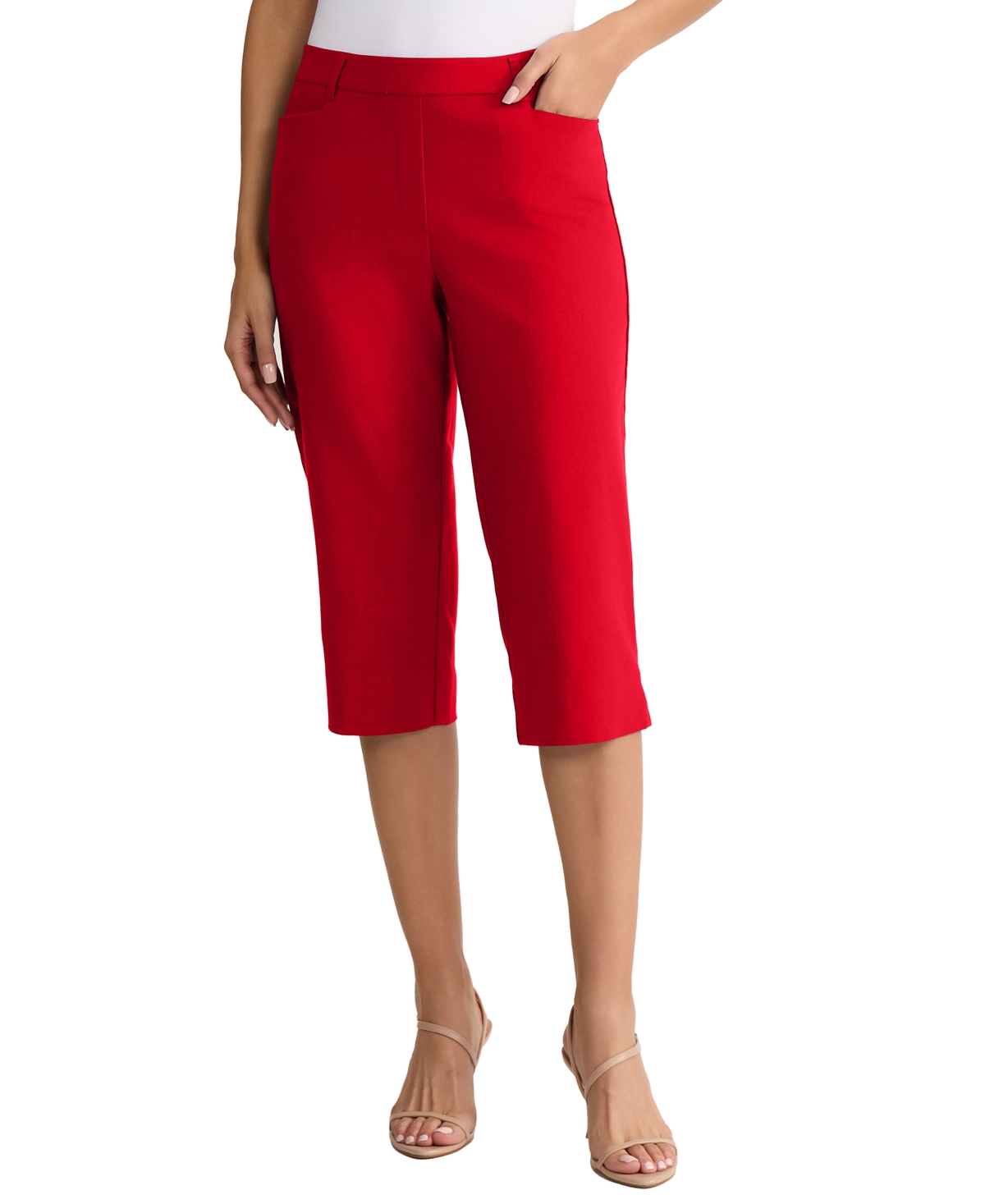 Click here for Jones New York Womens Cropped Wide-Leg Pants - Rou... prices