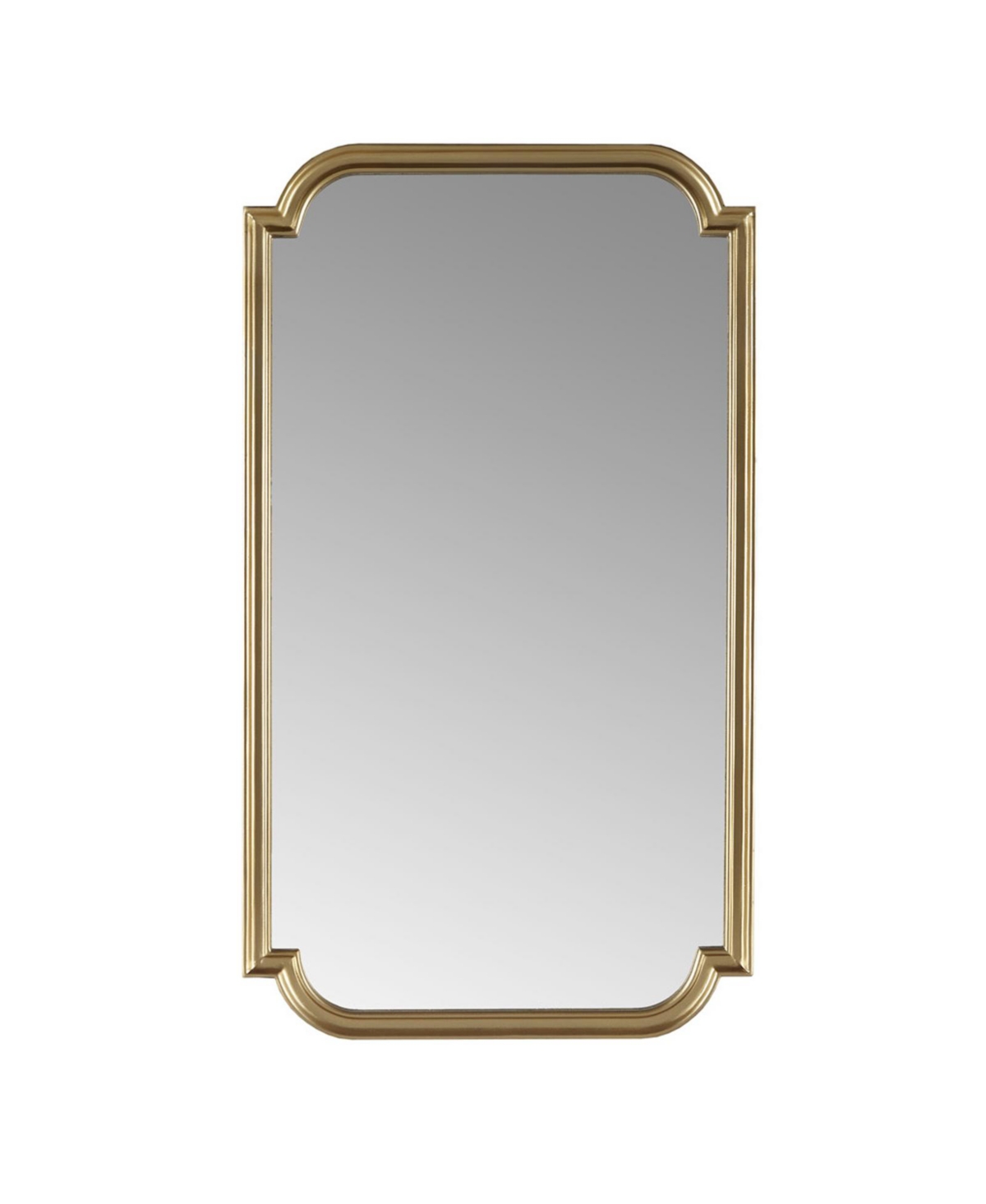 Click here for Phying Wood Frame Scalloped Corner Wall Mirror Rec... prices