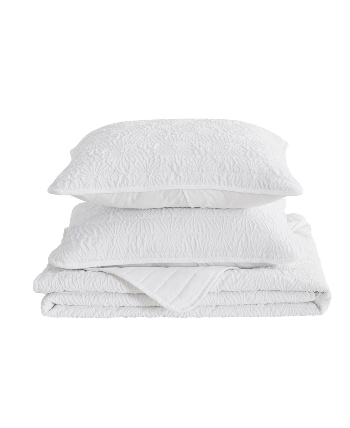 Click here for Linery & Co Floral Textured Quilt Set With Shams -... prices