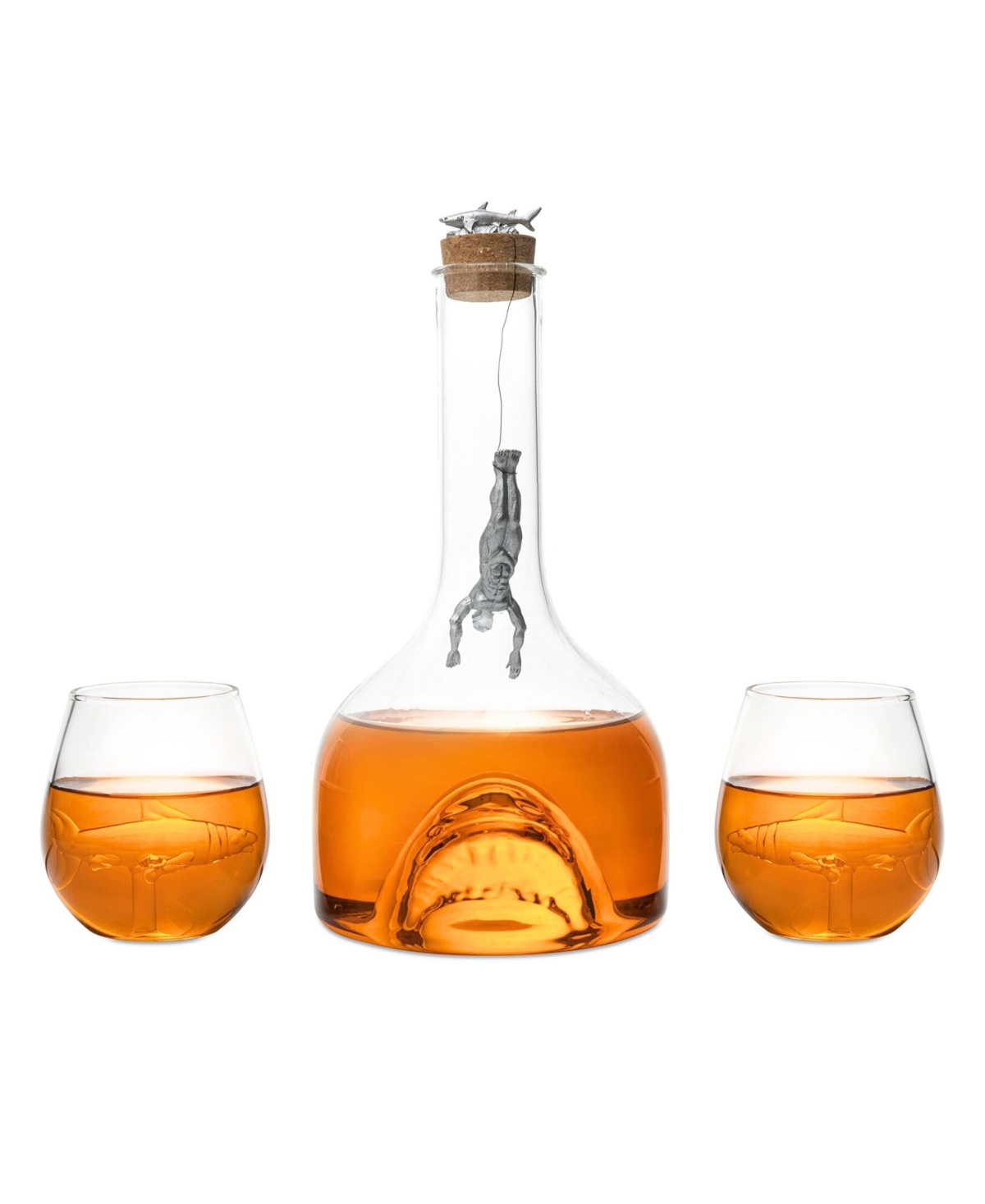 Click here for The Wine Savant Shark 34 oz. Whiskey Decanter Set... prices