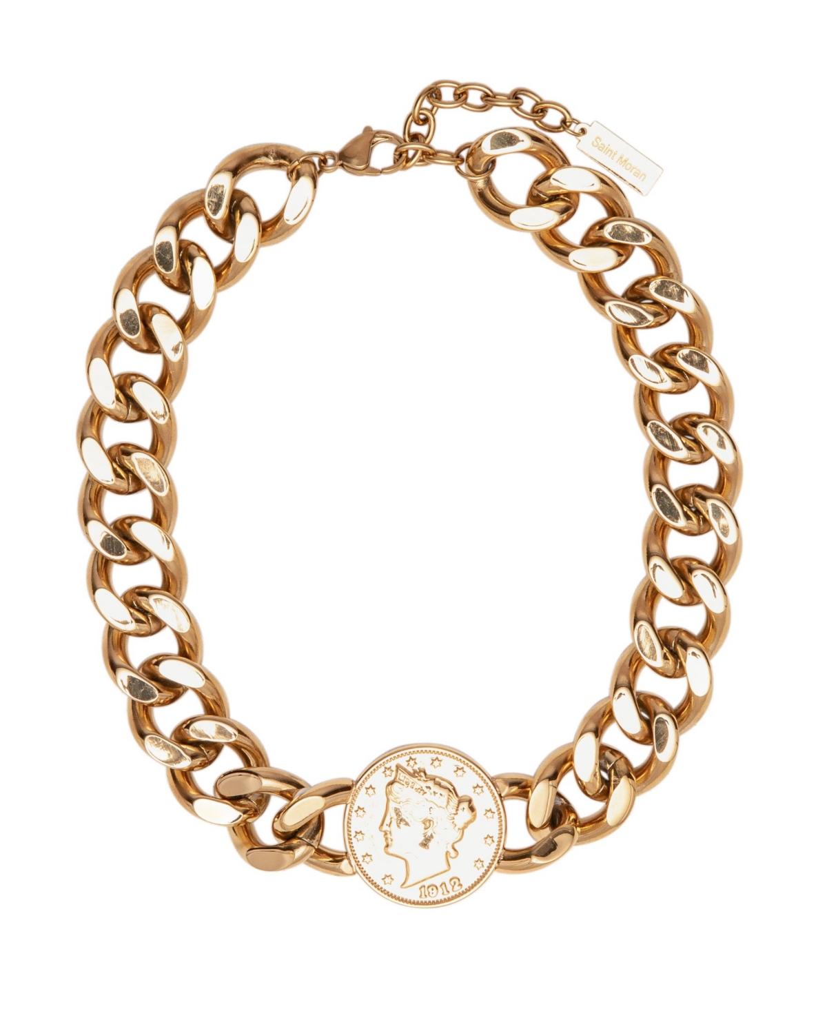 Click here for St. Moran Tarnish-Resistant Gold Corte Curb Chain... prices