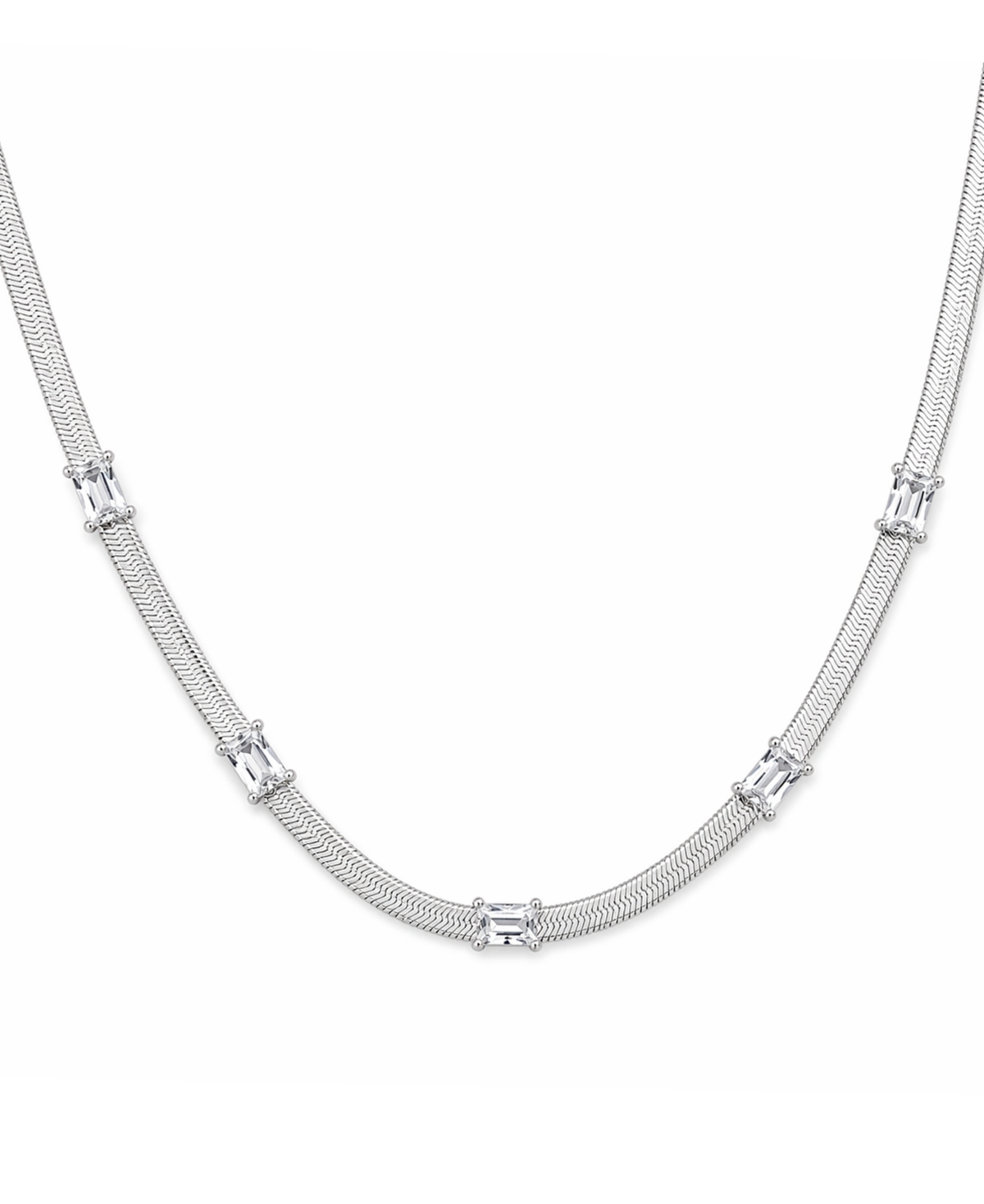Click here for And Now This Cubic Zirconia Rectangular Stone Stat... prices