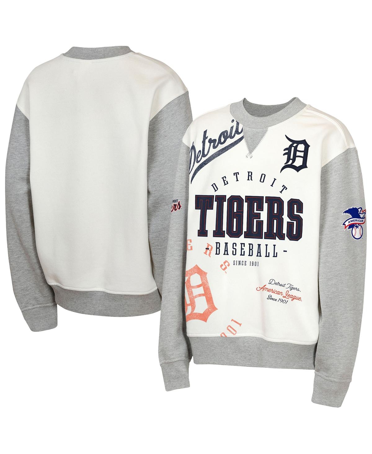 Click here for Outerstuff Big Boys and Girls Cream/Gray Detroit T... prices