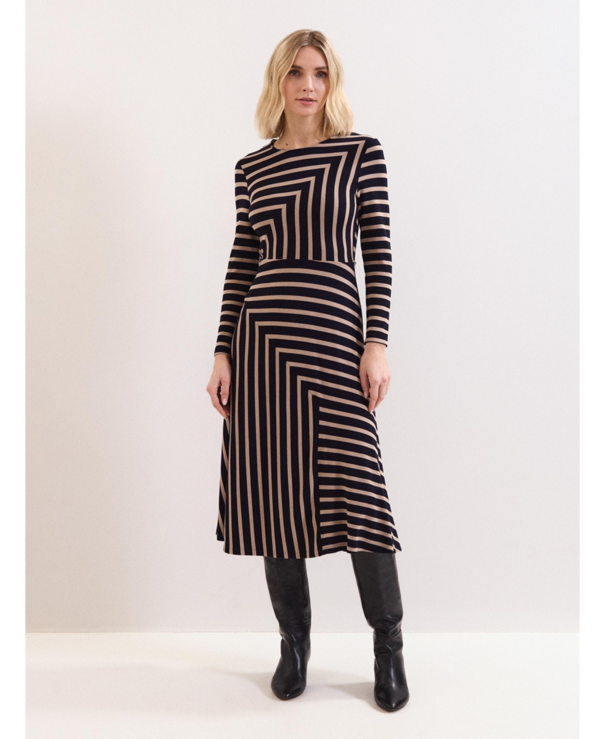 Click here for Phase Eight Womens Mia Midi Dress - Black mu prices