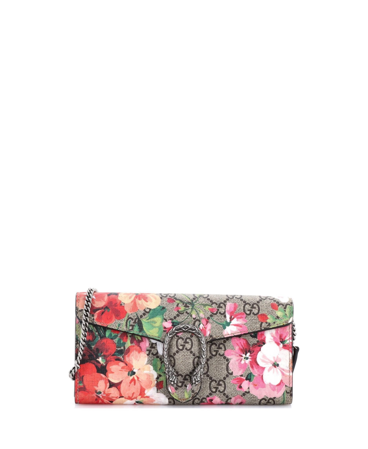 Click here for Pre-Owned Gucci Long Dionysus Chain Wallet Blooms... prices