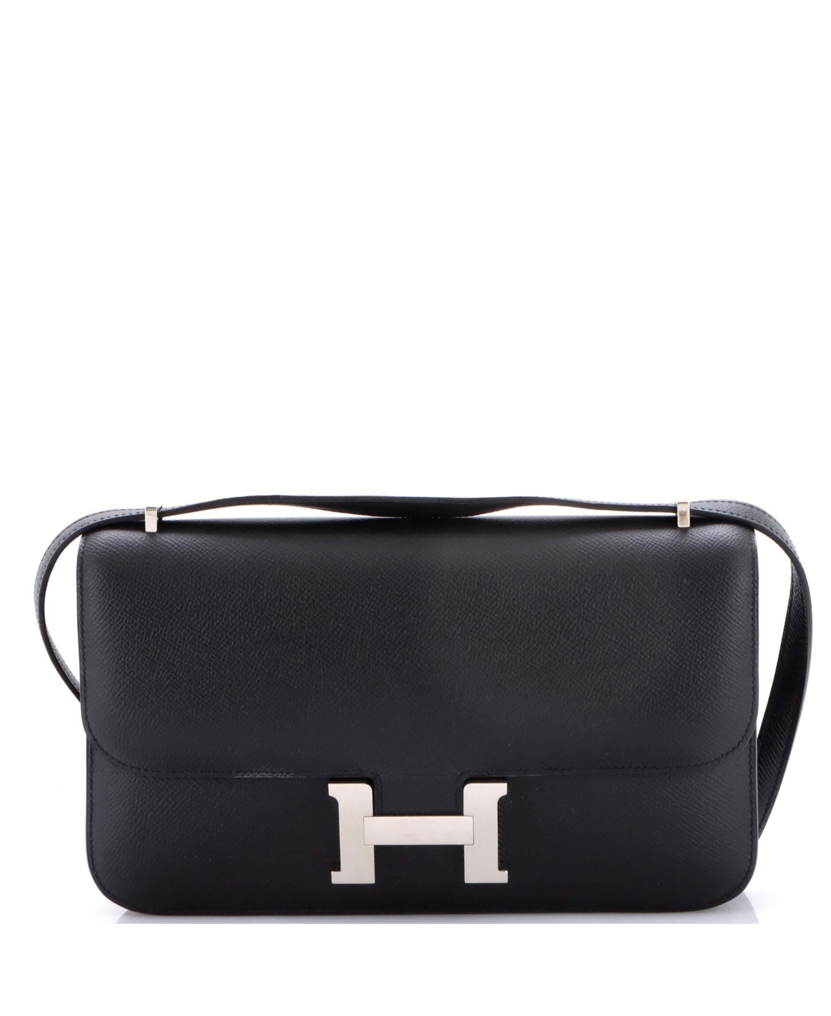 Click here for Pre-Owned HERMES 25 Constance Elan Bag Epsom - Bla... prices