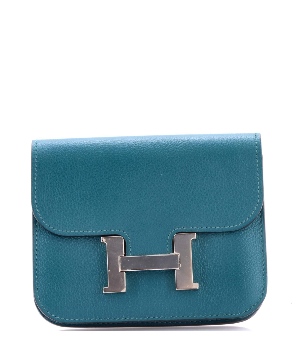 Click here for Pre-Owned HERMES Constance Slim Wallet Evercolor -... prices