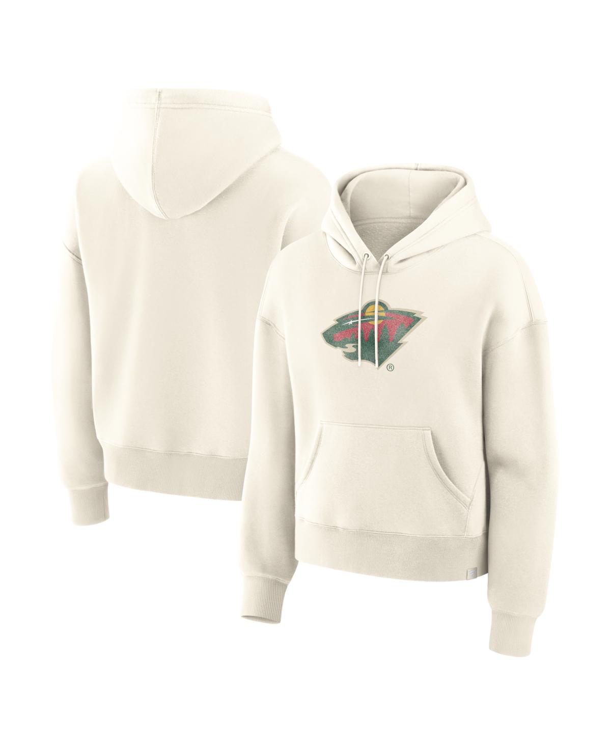 Click here for Fanatics Womens Cream Minnesota Wild Distressed Lo... prices