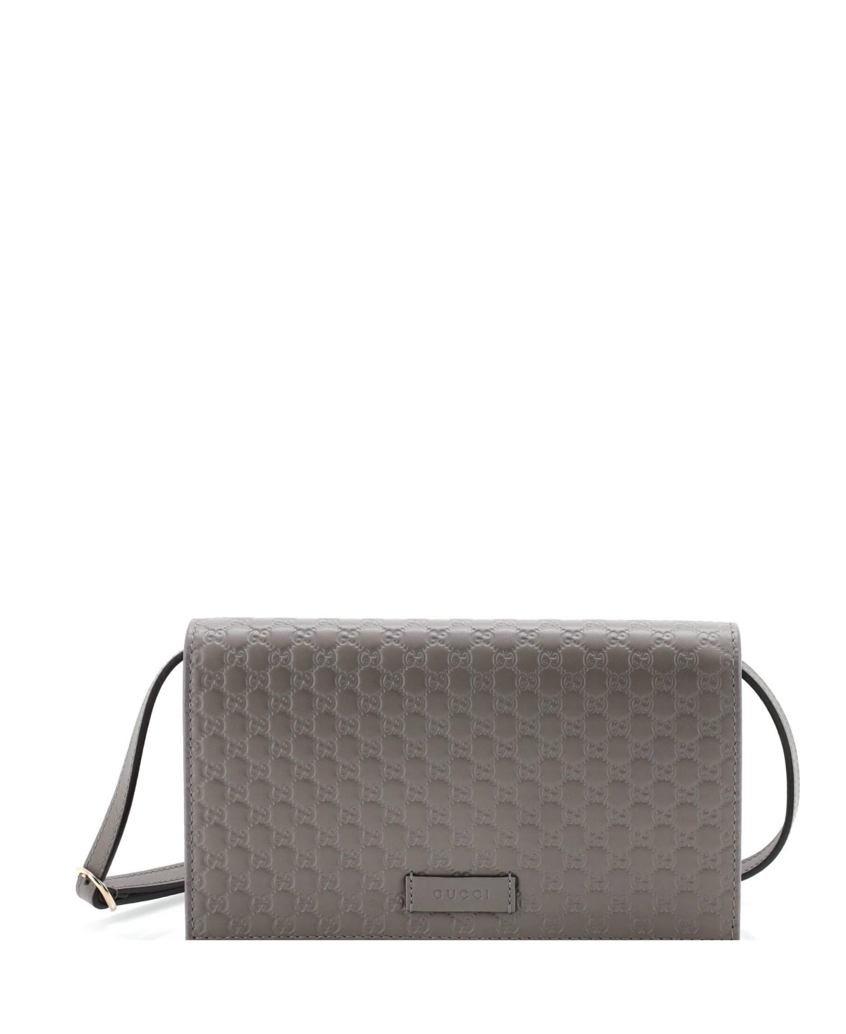 Click here for Pre-Owned Gucci Wallet on Strap Microguccissima Le... prices