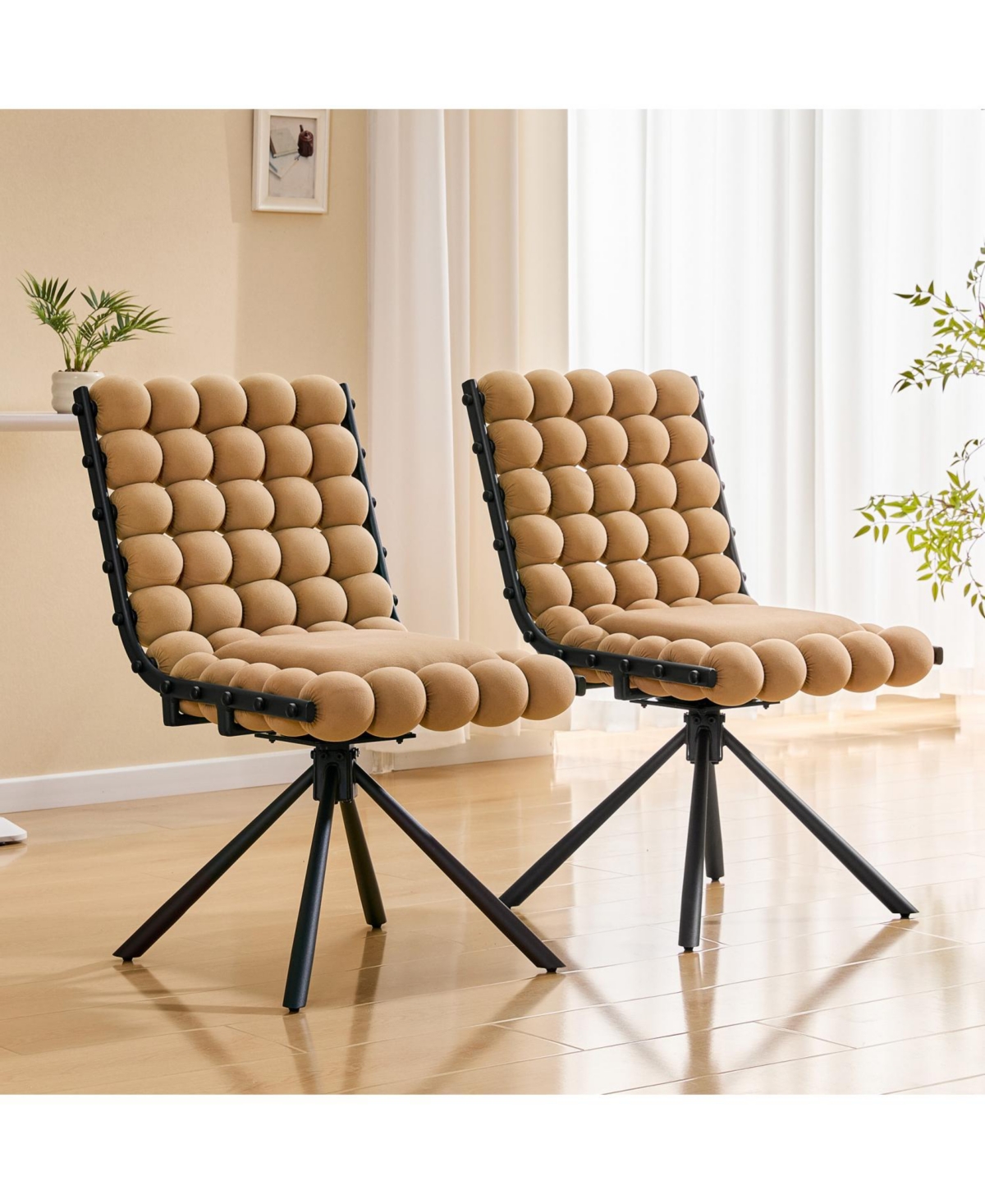 Click here for Rainsken Modern Dining Chairs Set of 2  Velvet Din... prices