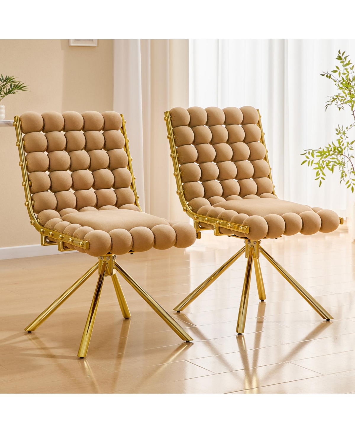 Click here for Rainsken Modern Dining Chairs Set of 2  Velvet Din... prices