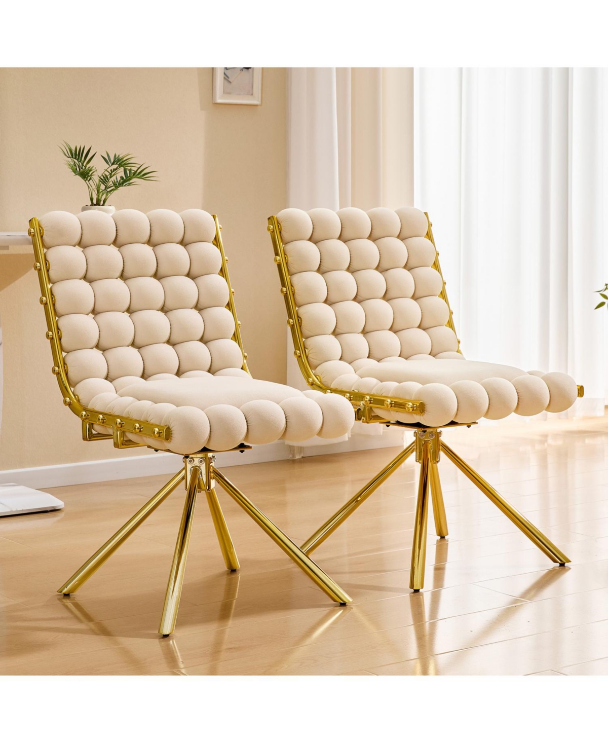 Click here for Rainsken Modern Dining Chairs Set of 2  Velvet Din... prices