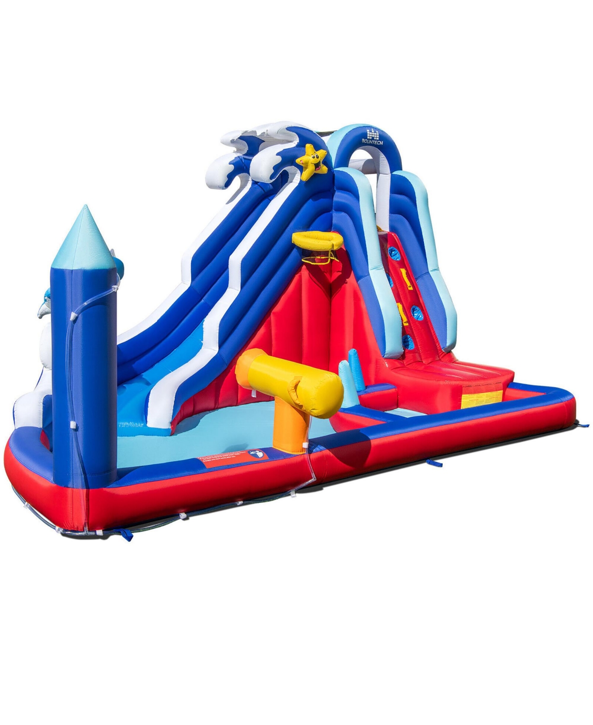 Click here for Gymax Inflatable Water Slide Park w/ Slide 2 Splas... prices