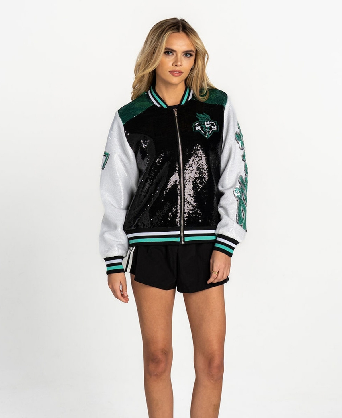 Click here for The Wild Collective Womens Black New York Liberty... prices