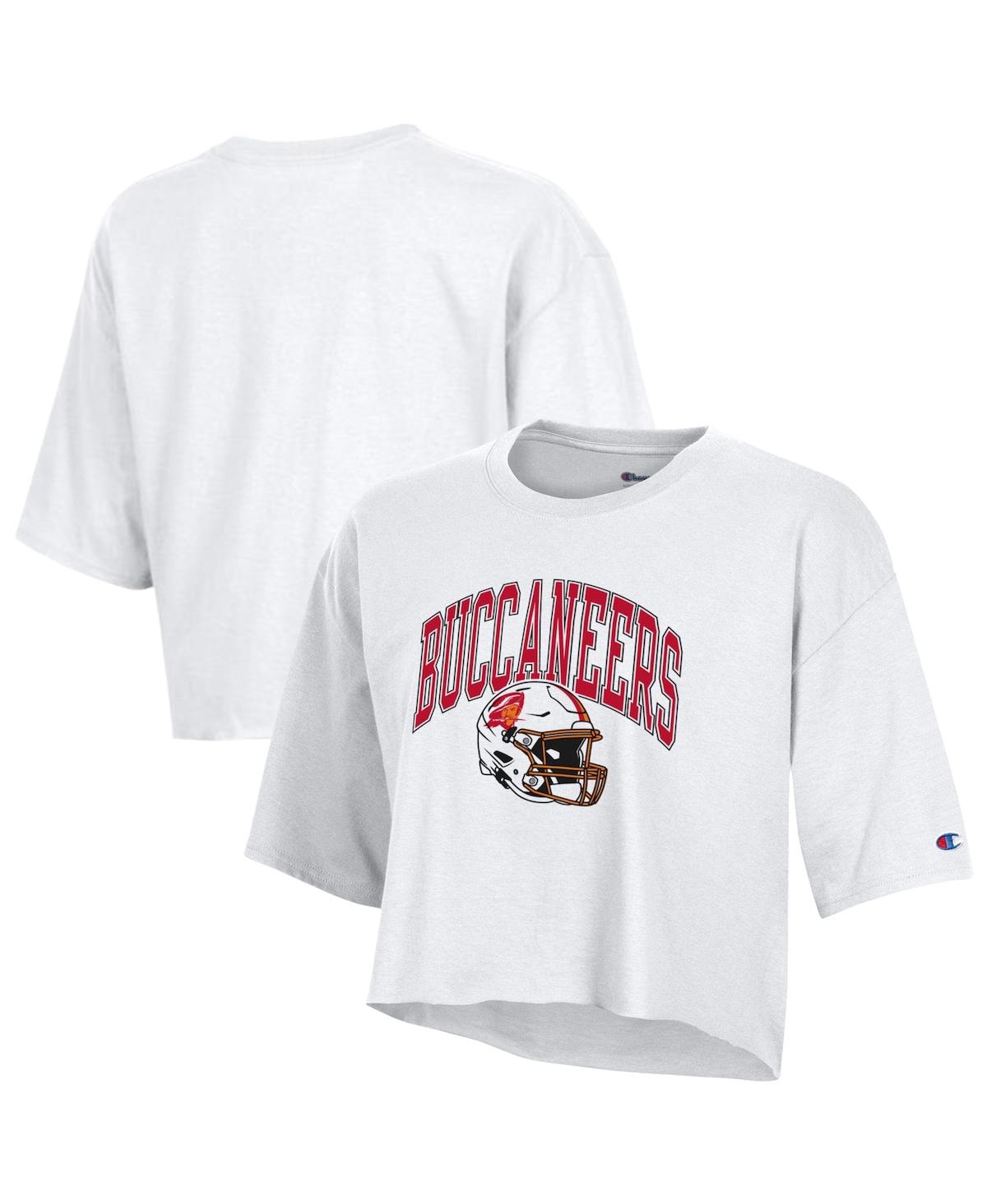 Click here for Champion Womens White Tampa Bay Buccaneers Boyfrie... prices