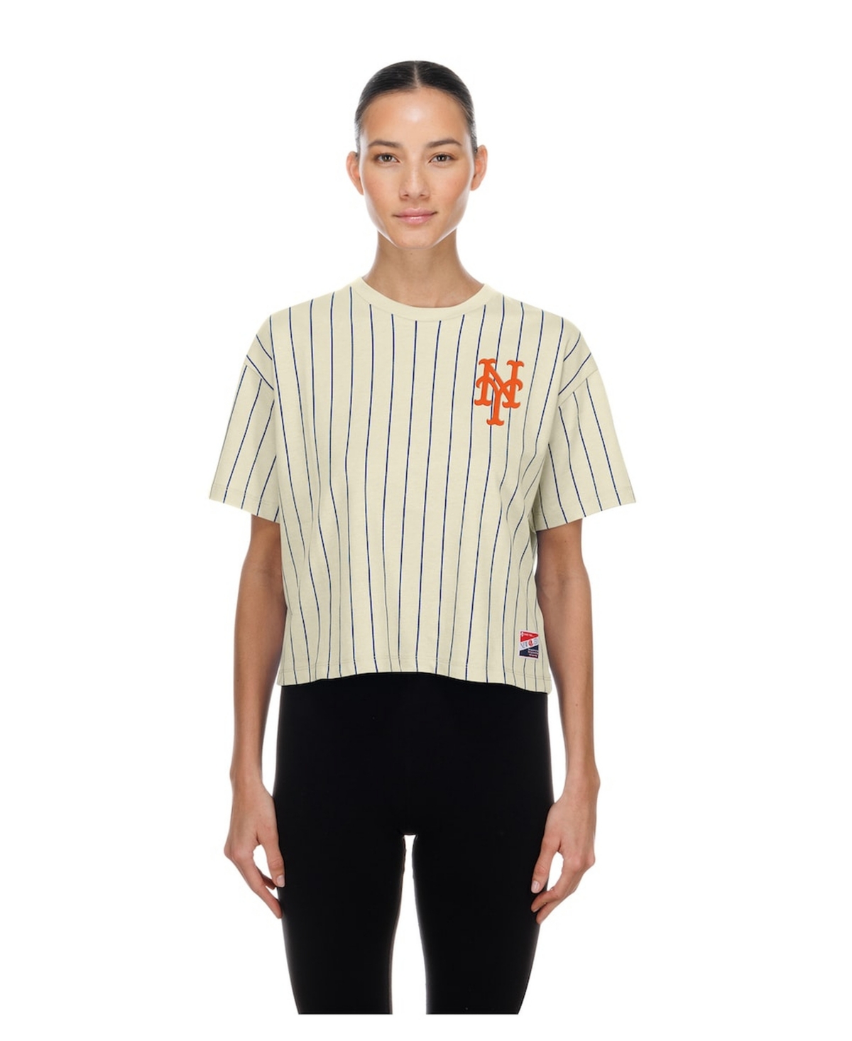 Click here for New Era Womens Cream New York Mets Throwback Boxy... prices