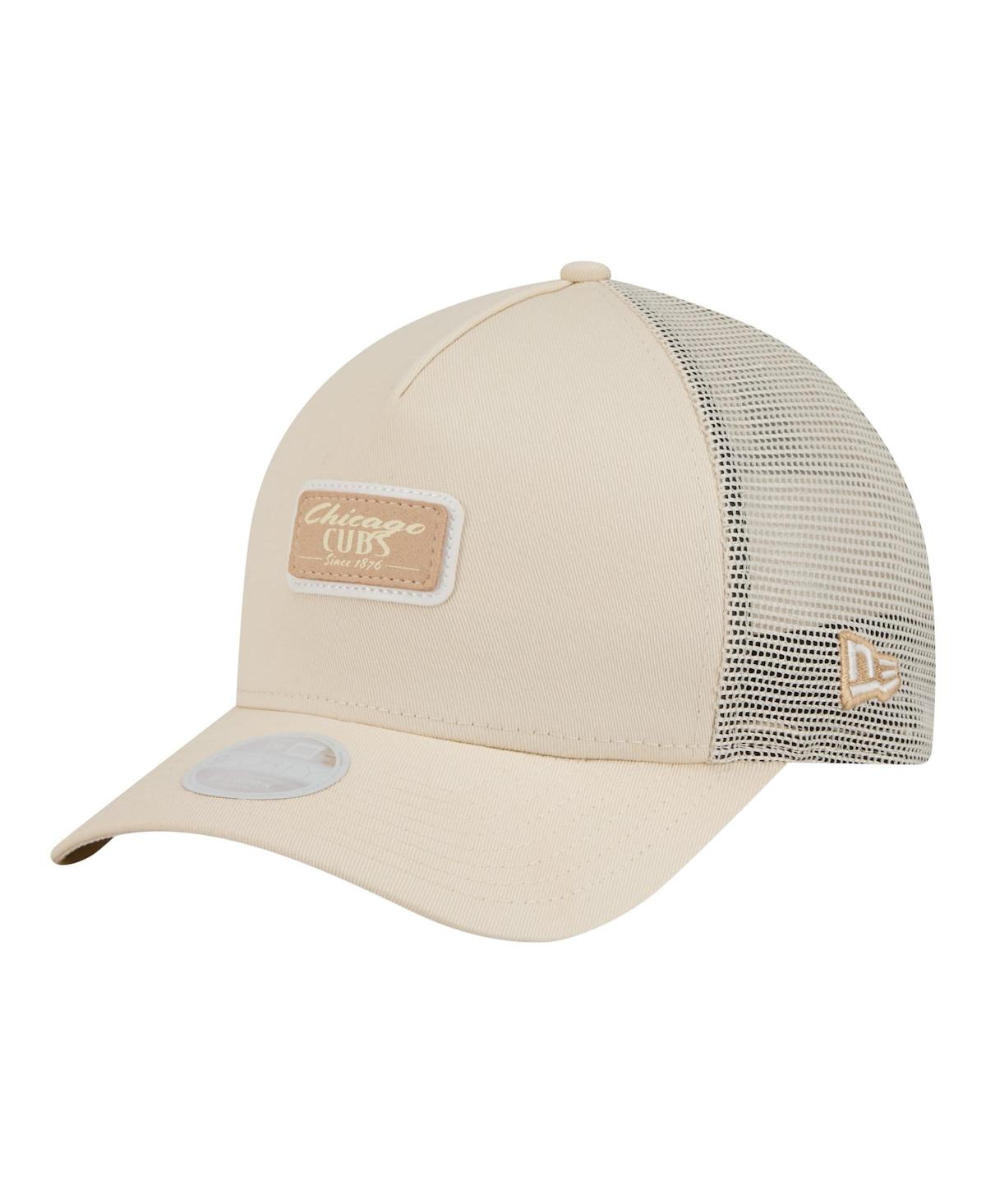 Click here for New Era Womens Light Beige Chicago Cubs Tonal Patc... prices