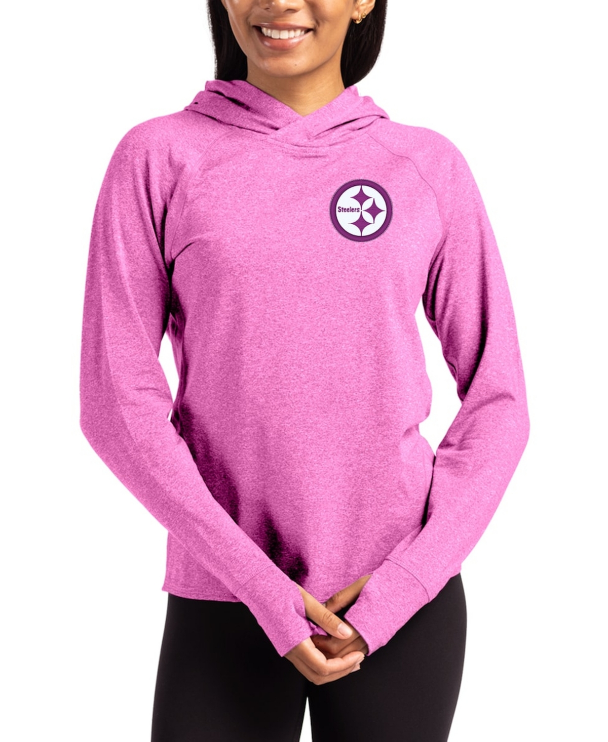Click here for Cutter & Buck Womens Pink Pittsburgh Steelers Tona... prices