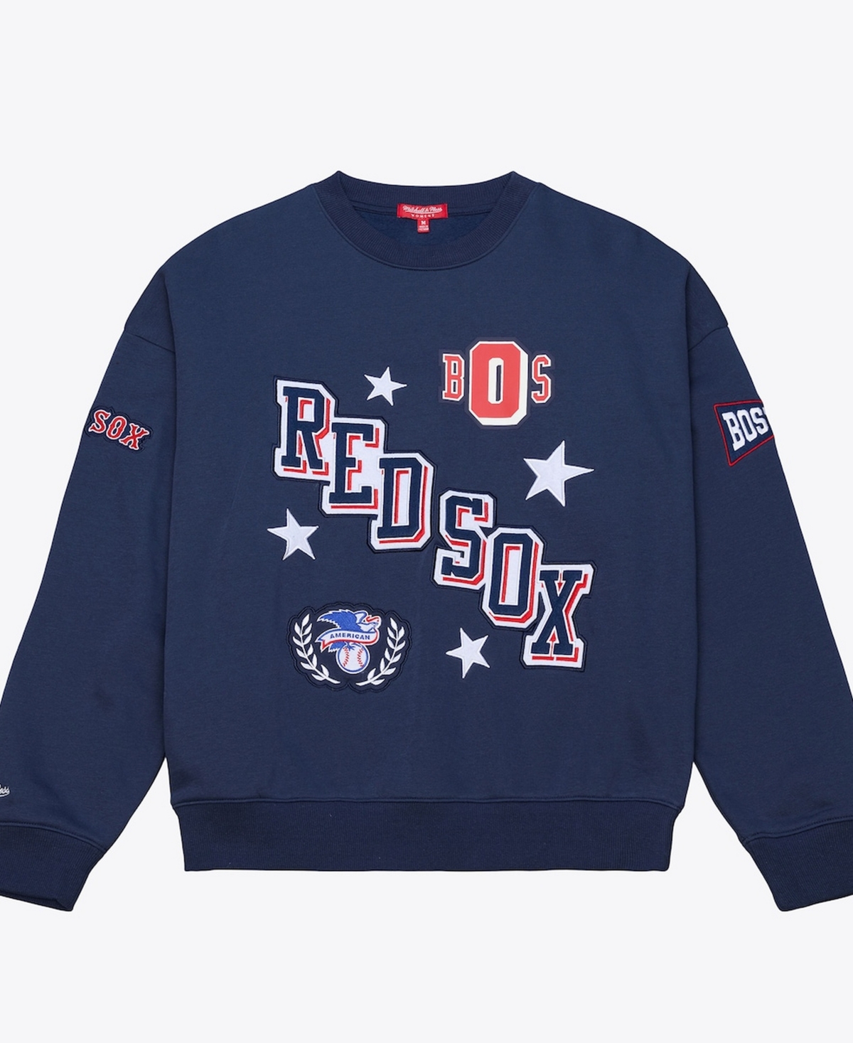 Click here for Mitchell & Ness Womens Navy Boston Red Sox Pep Ral... prices