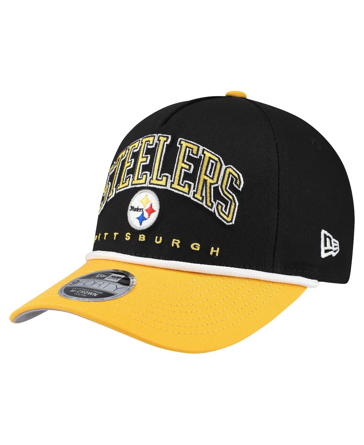 Click here for New Era Big Boys and Girls Black/Gold Pittsburgh S... prices