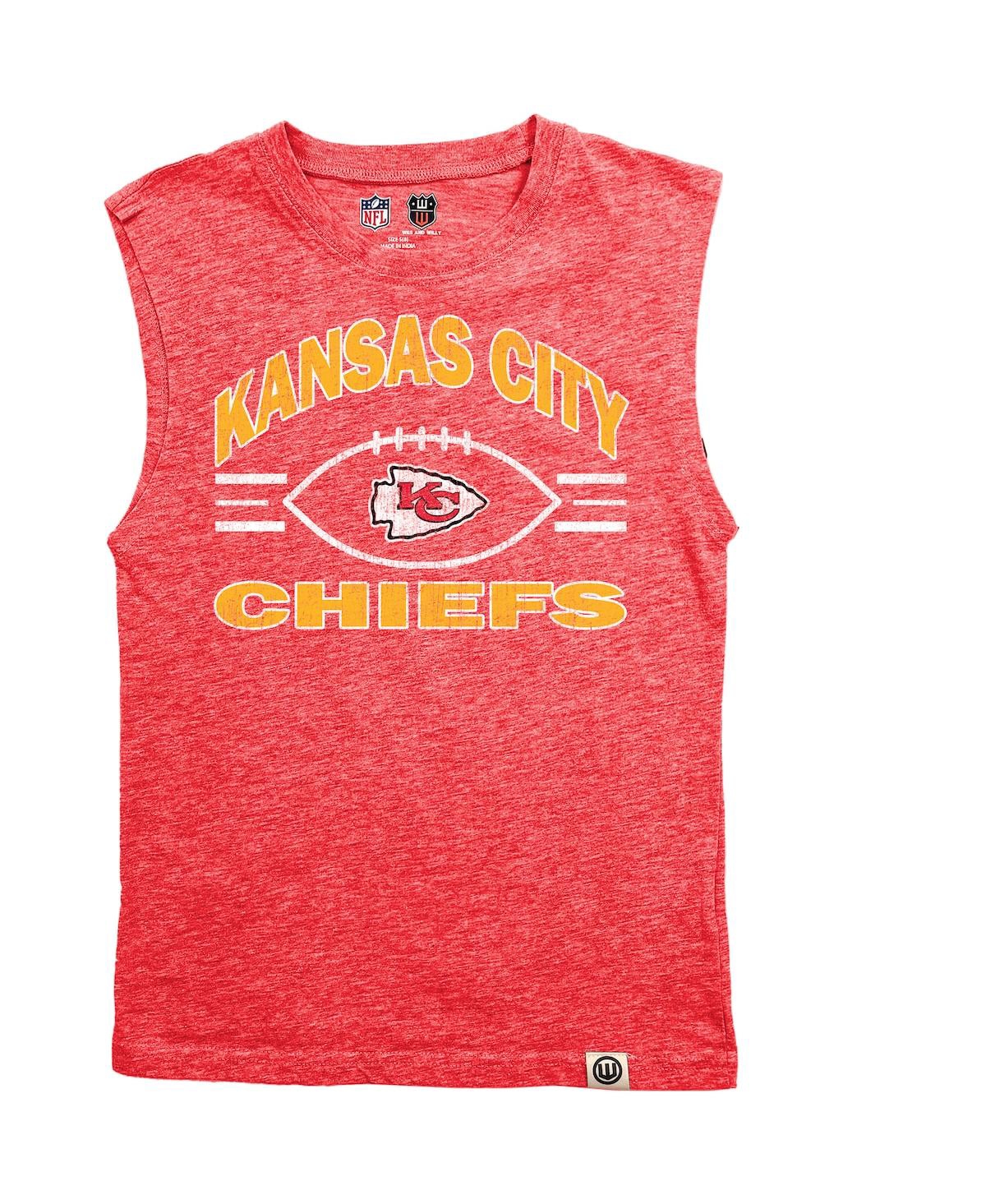 Click here for Wes & Willy Big Boys and Girls Heather Red Kansas... prices
